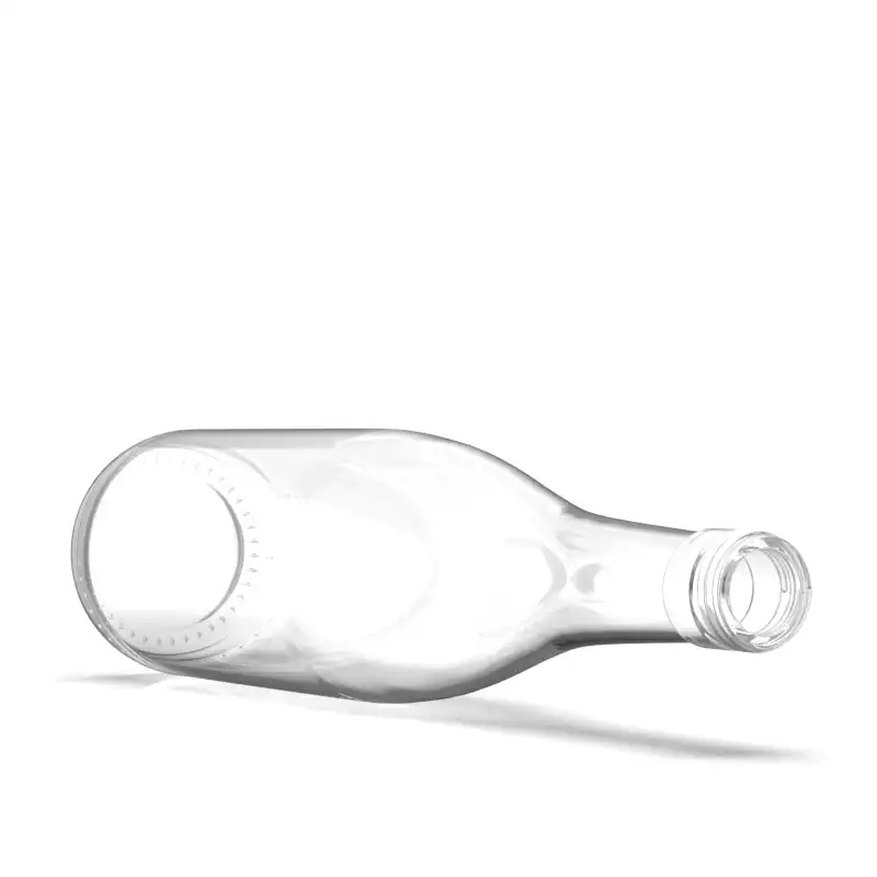 750ml Clear Glass Liquor Bottle – Long Neck Screw Cap Tequila Vodka ...