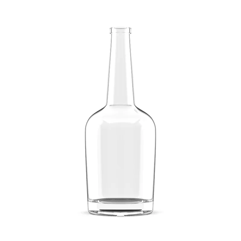 750ml Custom Label Long Neck Glass Spirits Bottle, Perfect for ...